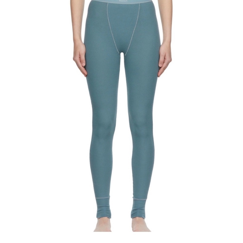 Skims Ribbed Thermal Leggings - Gem